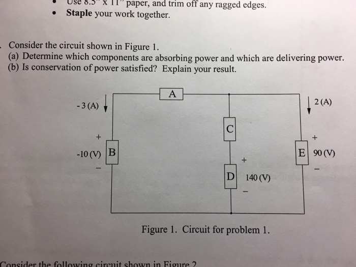 Solved Consider the circuit shown in Figure 1. (a) | Chegg.com