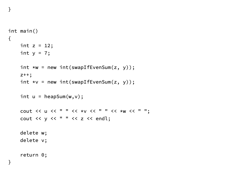 Solved Trace the execution of the following program and show | Chegg.com