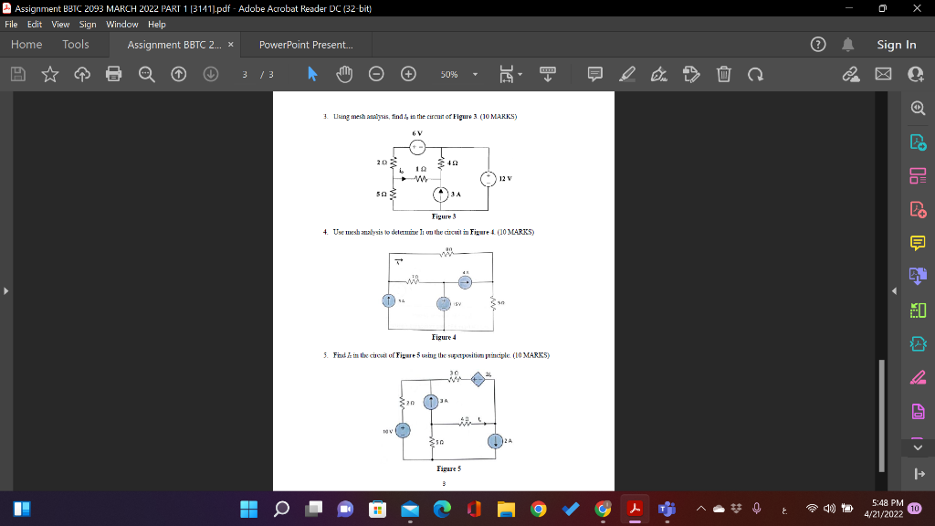 Solved Q х Assignment BBTC 2093 MARCH 2022 PART 1 [3141).pdf | Chegg.com