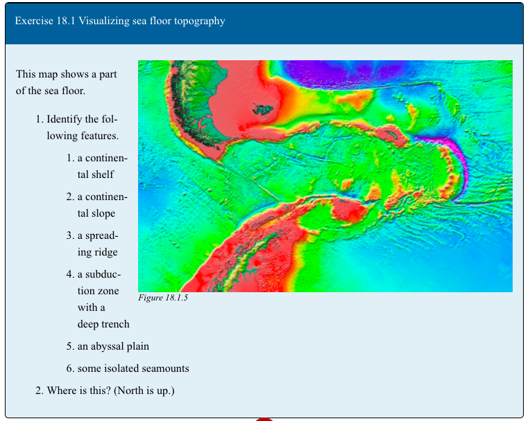 Solved Exercise 18.1 Visualizing sea floor topography This | Chegg.com