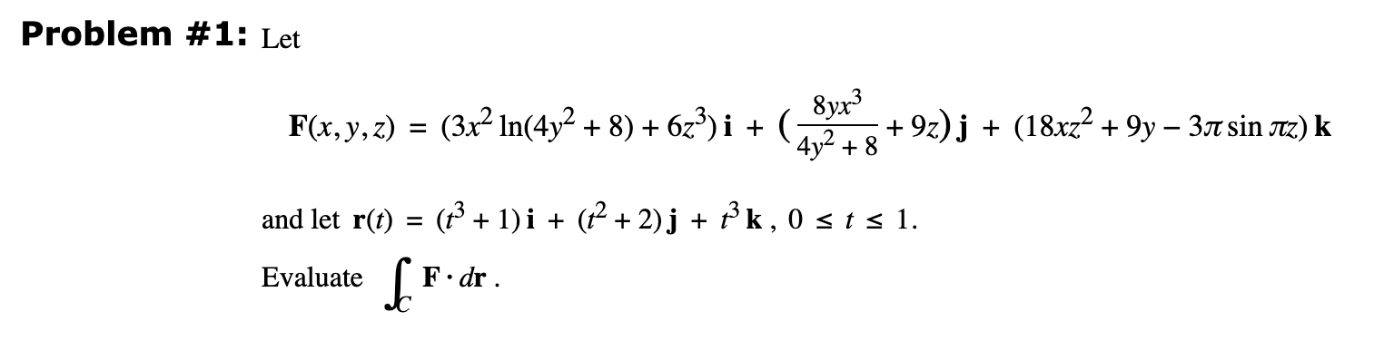 Solved Problem \# 1: Let | Chegg.com