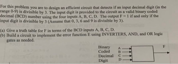 Solved For this problem you are to design an efficient | Chegg.com