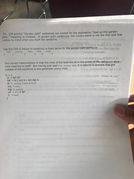 Garden Path Sentences | Fasci Garden