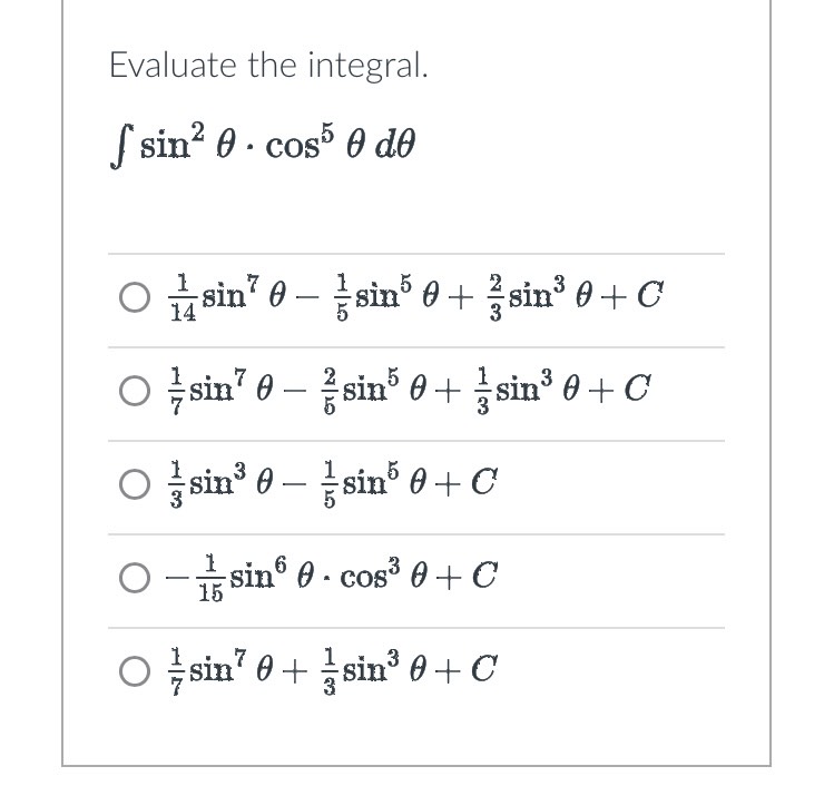 Solved Evaluate the | Chegg.com