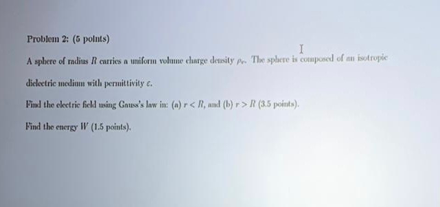 Solved electromagnetics subject please solve the question | Chegg.com