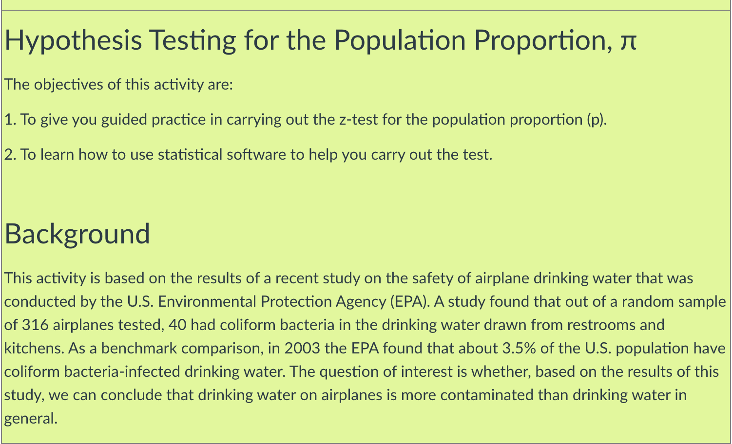 Solved Hypothesis Testing for the Population Proportion, a | Chegg.com Solved Hypothesis Testing for the Population Proportion, a | Chegg.com