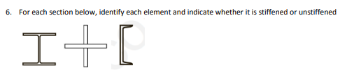 Solved 6. For each section below, identify each element and | Chegg.com