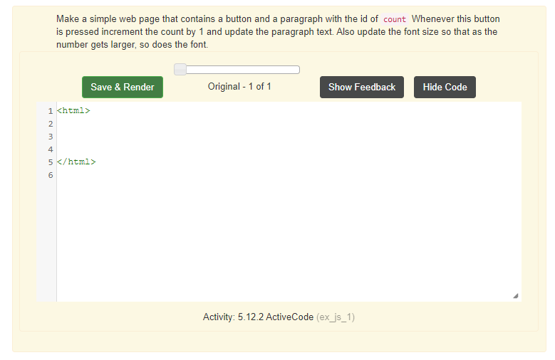 Solved Make A Simple Web Page That Contains A Button And A