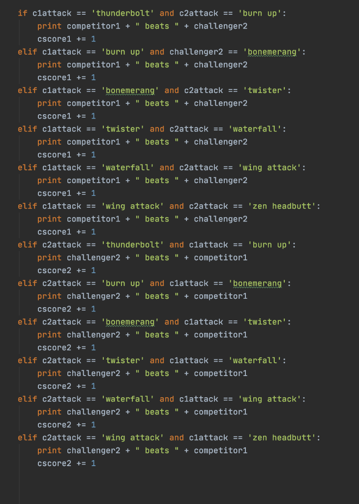 Using the script we started in lecture (Pokemon.py) | Chegg.com