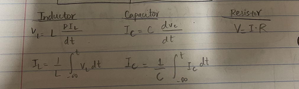 Solved Using these formulas pls for the following circuit, | Chegg.com
