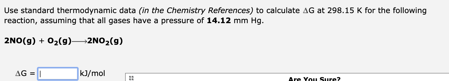 Solved Use standard thermodynamic data (in the Chemistry | Chegg.com