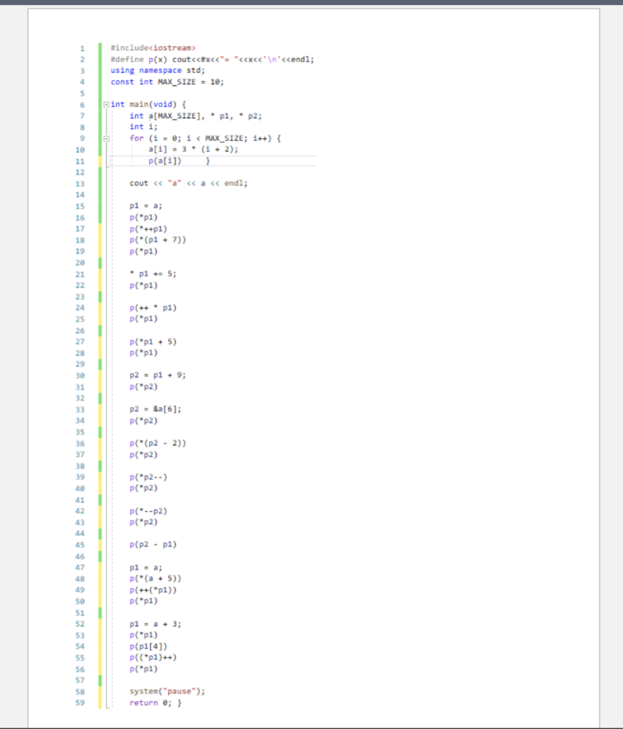 CAN YOU TRACE THIS C++ CODE BY HAND | Chegg.com