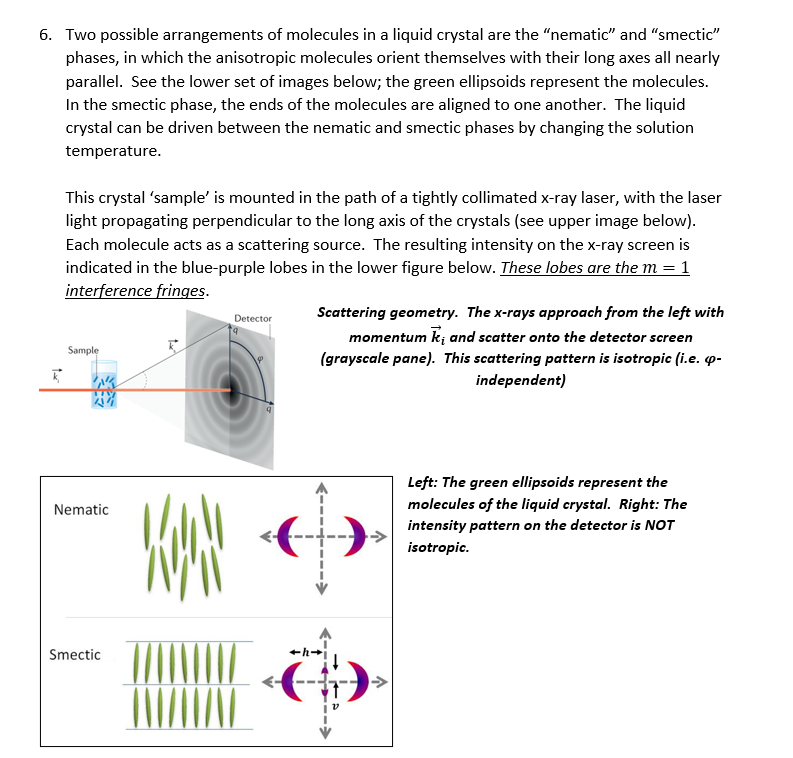 6. Two possible arrangements of molecules in a liquid | Chegg.com