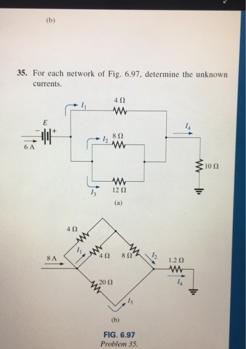 Solved 35 For Each Network Of Fig 6 97 Determine The