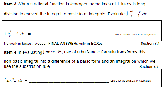 Solved Item 3 When a rational function is improper, | Chegg.com