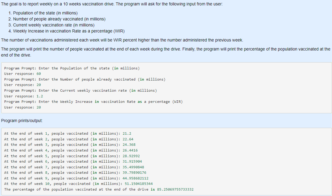 Solved The goal is to report weekly on a 10 weeks | Chegg.com