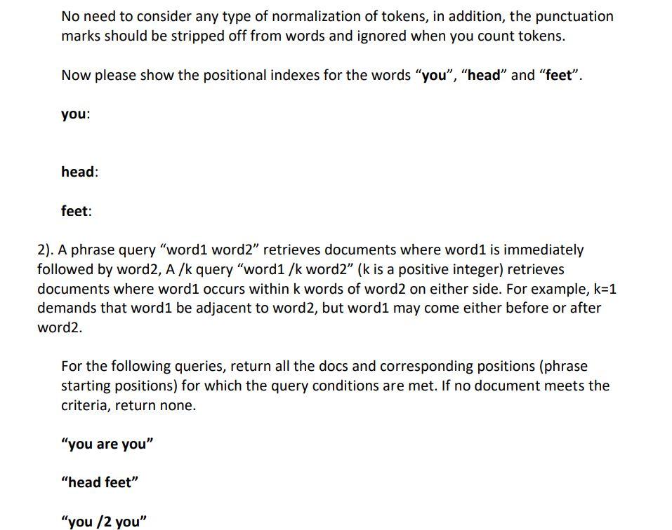 2. Problem solving: Positional indexes (3 Points! 1 | Chegg.com 2. Problem solving: Positional indexes (3 Points! 1 | Chegg.com