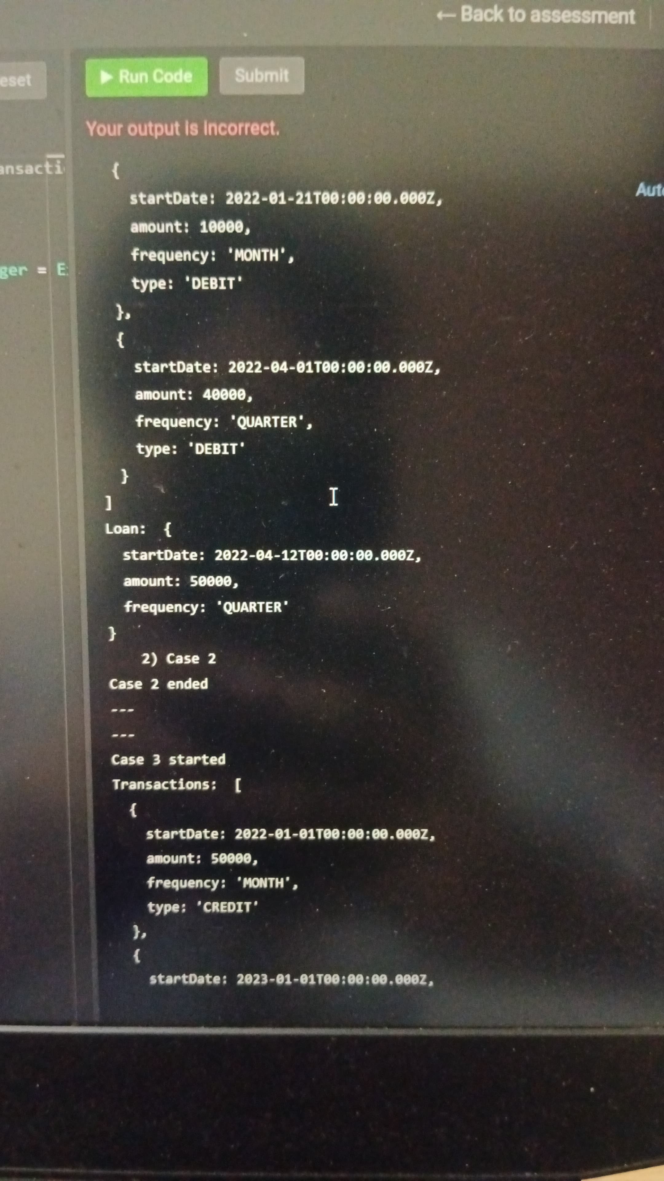 Solved Please write code in Javascript .i have given test | Chegg.com