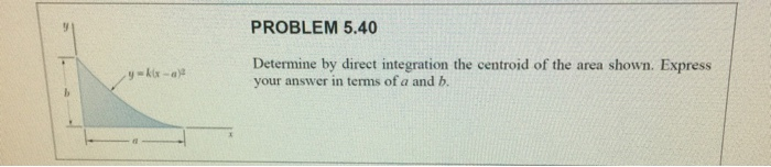 Solved PROBLEM 5.40 Determine by direct integration the | Chegg.com