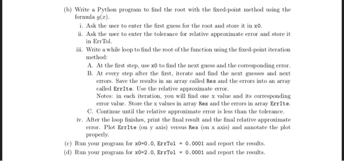 Solved 2. Write a Python program to implement the | Chegg.com