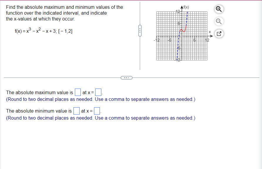 Solved Find the absolute maximum and minimum values of | Chegg.com
