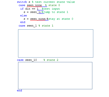 Solved Bit sequence detector: Design an MCode block that | Chegg.com
