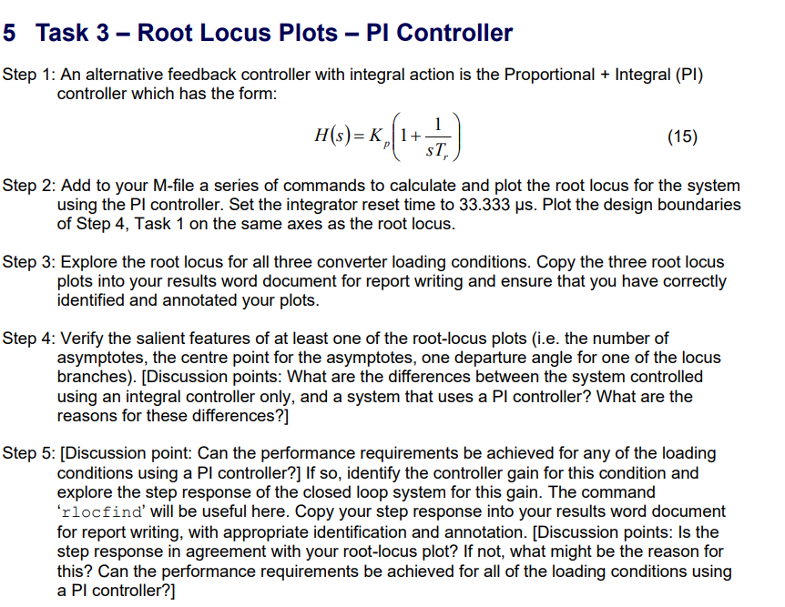 tep 1: An alternative feedback controller with | Chegg.com