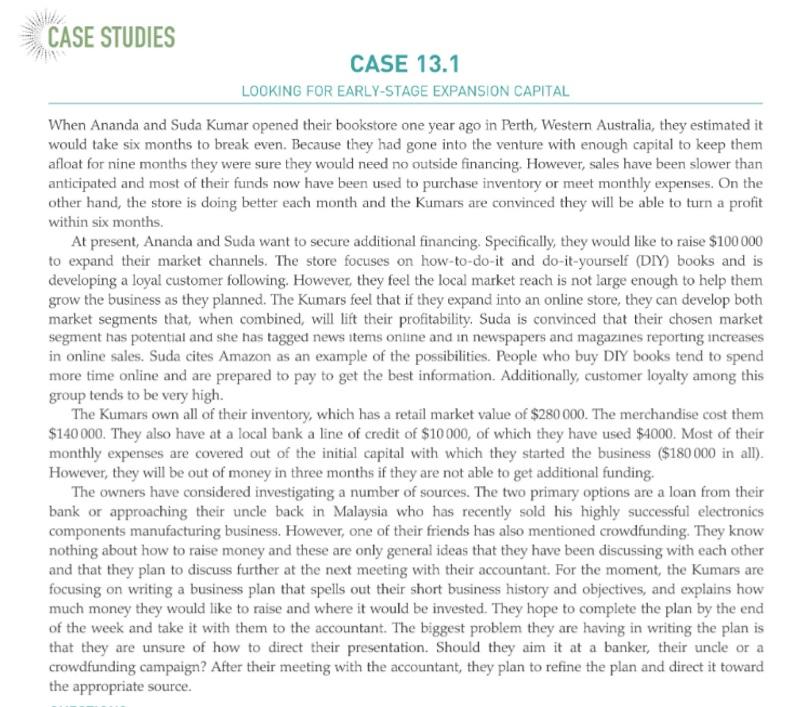 Solved 1. Describe the venture development stages (4 marks) | Chegg.com