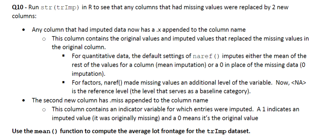 Solved # Q10 # Use the mean() function to compute ####### | Chegg.com