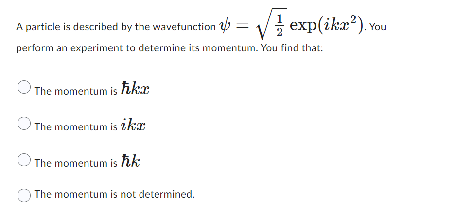 Solved A particle is described by the wavefunction | Chegg.com