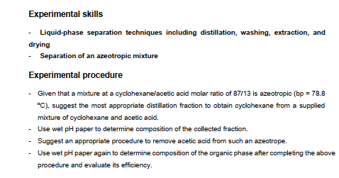 Unit 10 - Liquid-phase separation techniques | Chegg.com