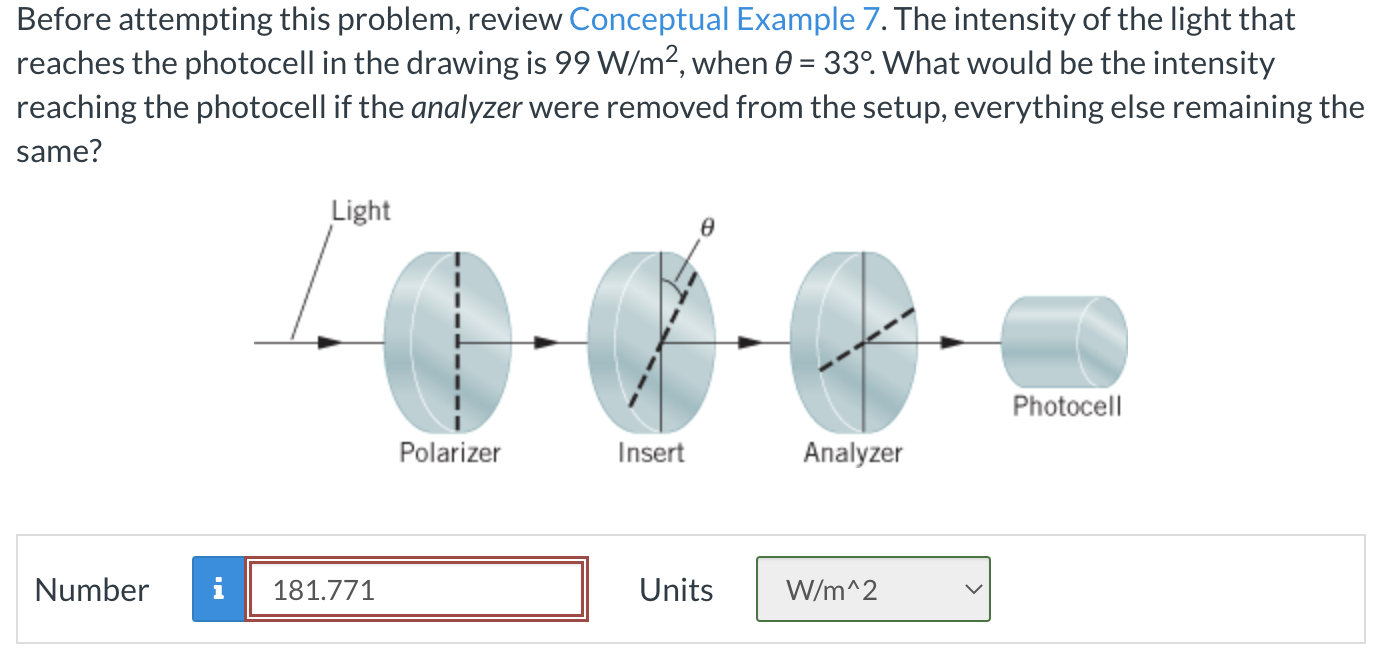 Solved Before attempting this problem, review Conceptual | Chegg.com