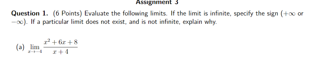 Solved Assignment 3Question 1. (6 Points) Evaluate the | Chegg.com Solved Assignment 3Question 1. (6 Points) Evaluate the | Chegg.com