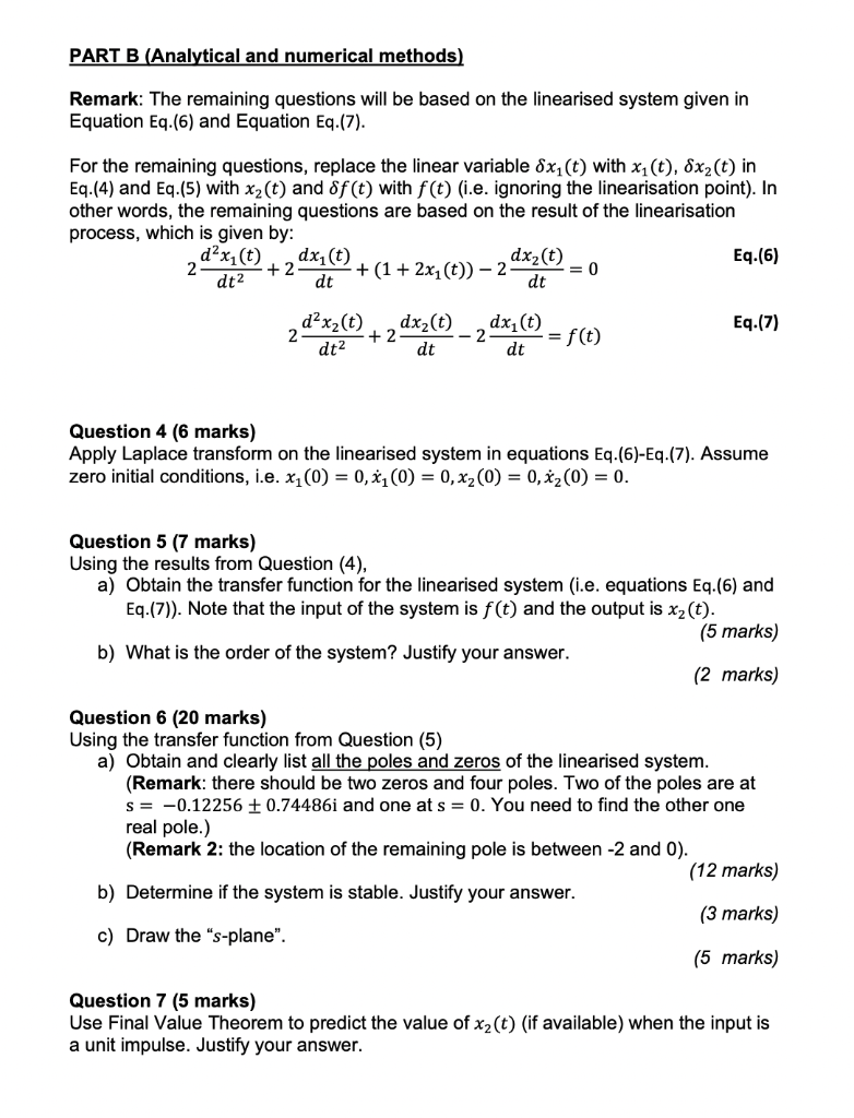 Solved please work out question 7, i have done the previous | Chegg.com