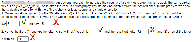Solved An obvious approach to increase the security of a | Chegg.com
