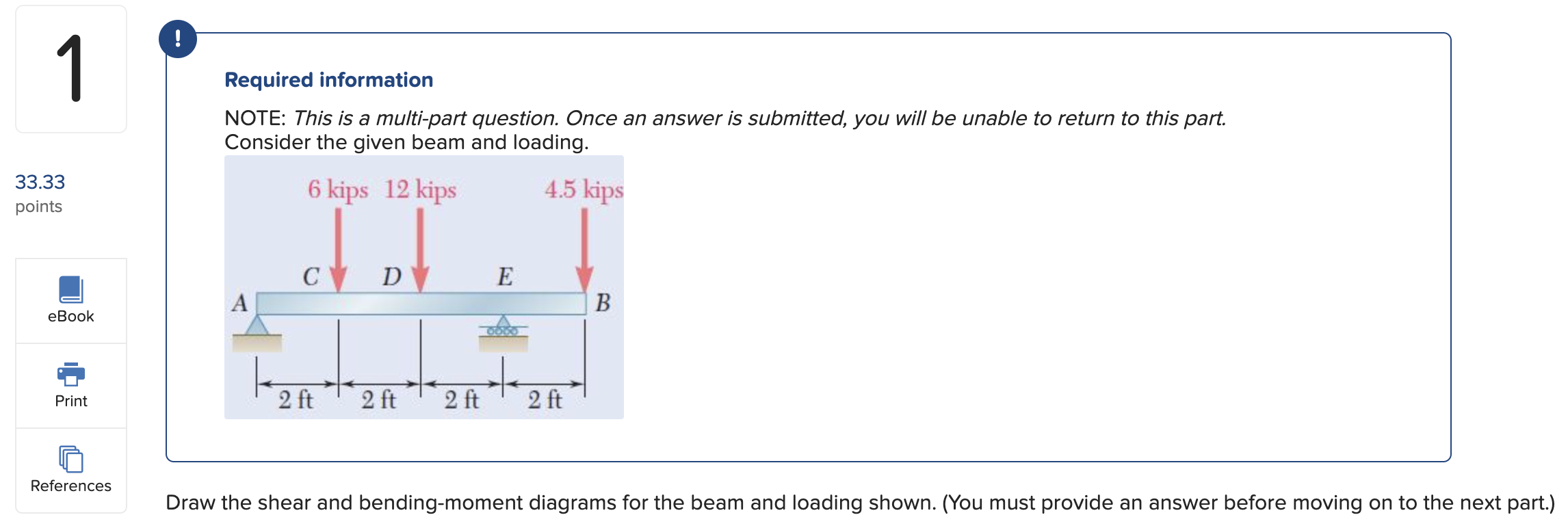 Solved Required information NOTE: This is a multi-part | Chegg.com