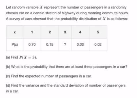 Solved Let random variable X represent the number of | Chegg.com