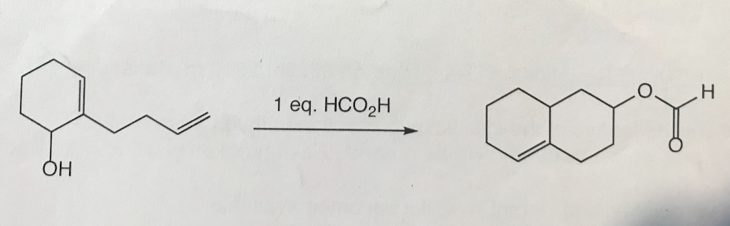 Solved 1 eq. HCO2H OH | Chegg.com