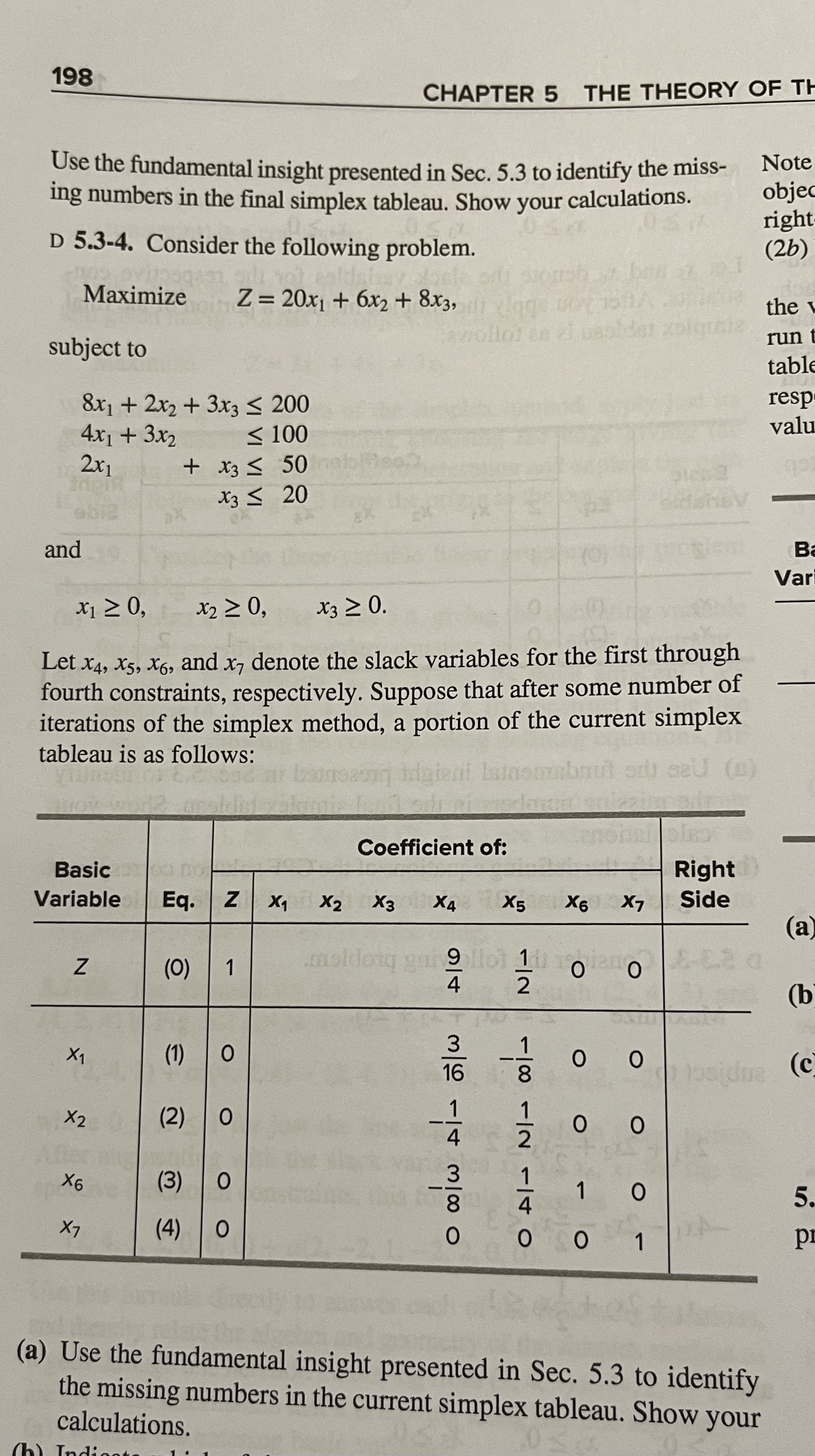 Solved 198CHAPTER 5 ﻿THE THEORY OF TIUse the fundamental | Chegg.com