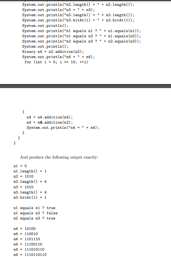 Solved Program Specification: Being able to program with | Chegg.com