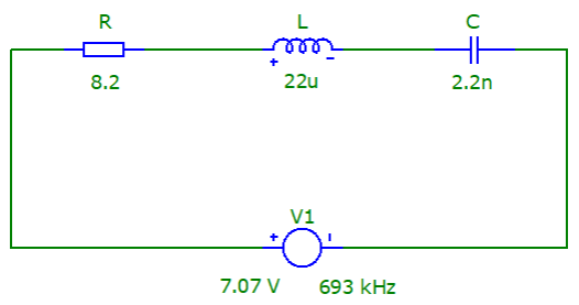 Solved Consider the series RLC circuit below. The circuit is | Chegg.com