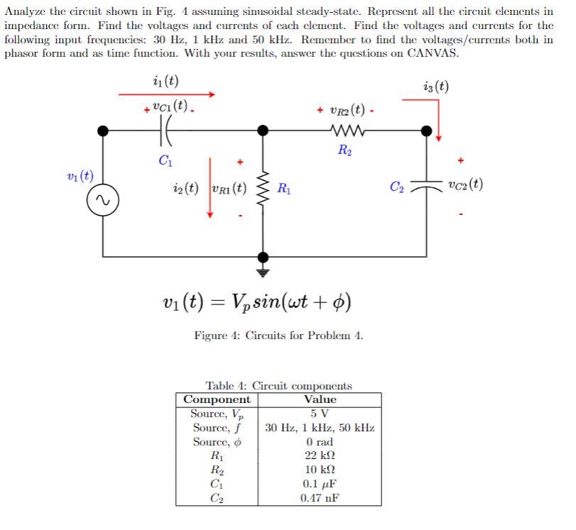 Solved Analyze the circuit shown in Fig. 4 assuming | Chegg.com