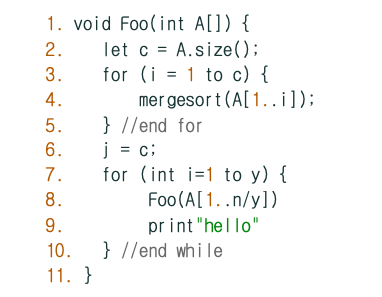 Solved Find the Recurrence for Foo Explain how you came up | Chegg.com