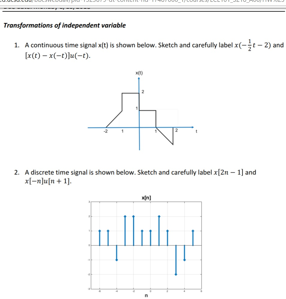 Solved Transformations of independent variable 1. A | Chegg.com