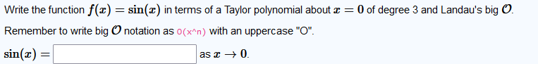 Solved Write the function f(x)=ex in terms of a Taylor | Chegg.com