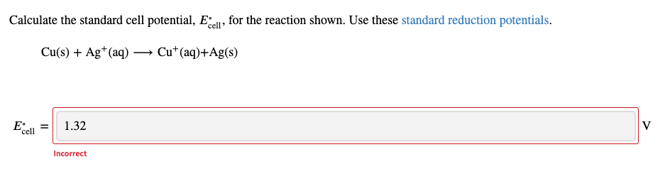 Solved Complete this table relating the values of Ecell and | Chegg.com