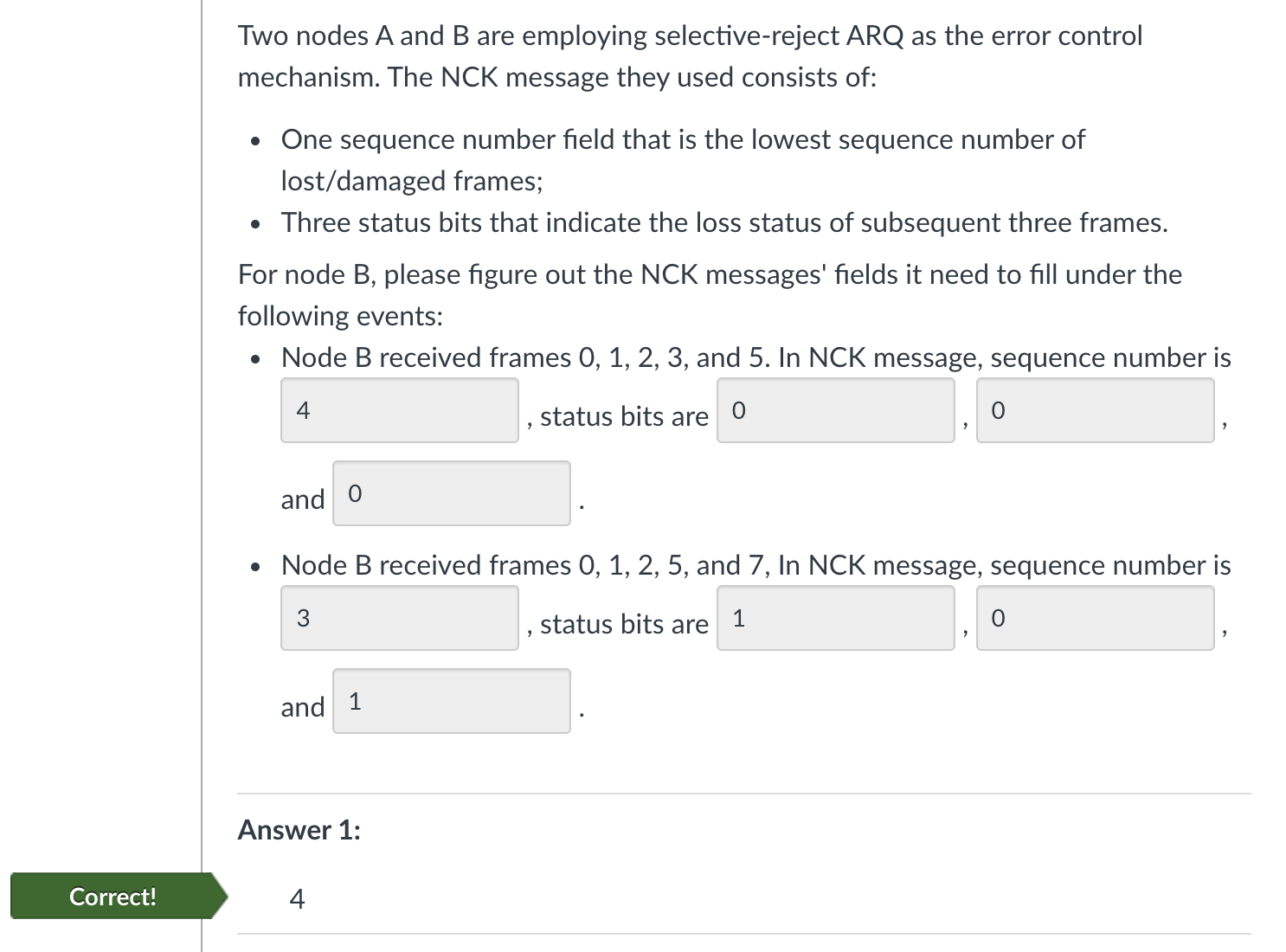 Solved Two nodes A and B are employing selective-reject ARQ | Chegg.com
