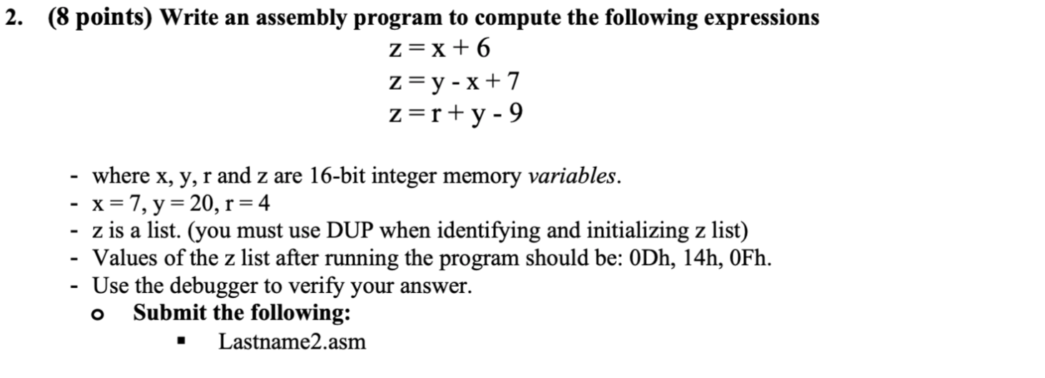 Solved finish code using visual studio: .386 .model flat, | Chegg.com