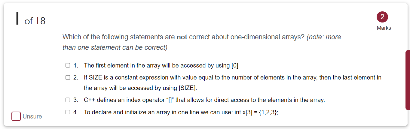 Solved Which of the following statements are not correct | Chegg.com