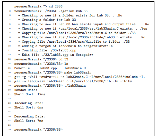 Solved The Shell sort, named after its inventor Donald | Chegg.com
